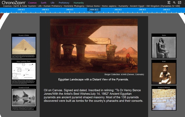 Tijdreizen met ChronoZoom - NEMO Kennislink