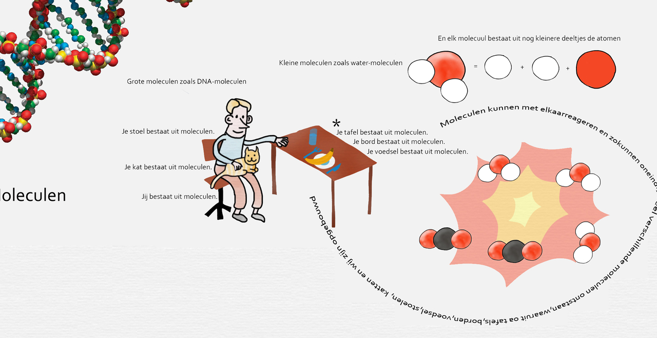 Infografiek Wat zijn moleculen? - NEMO Kennislink
